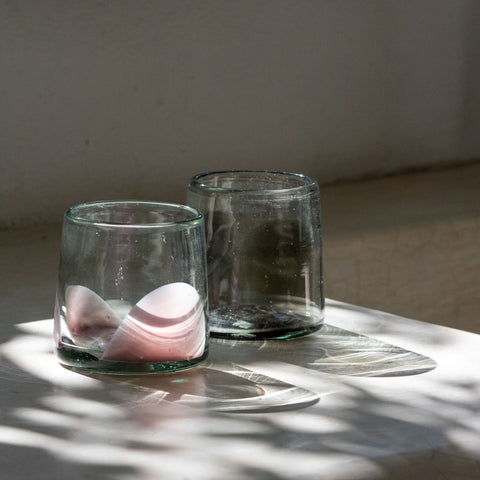 Set de 4 Vasos Óptico Brochazo Humo – Maako