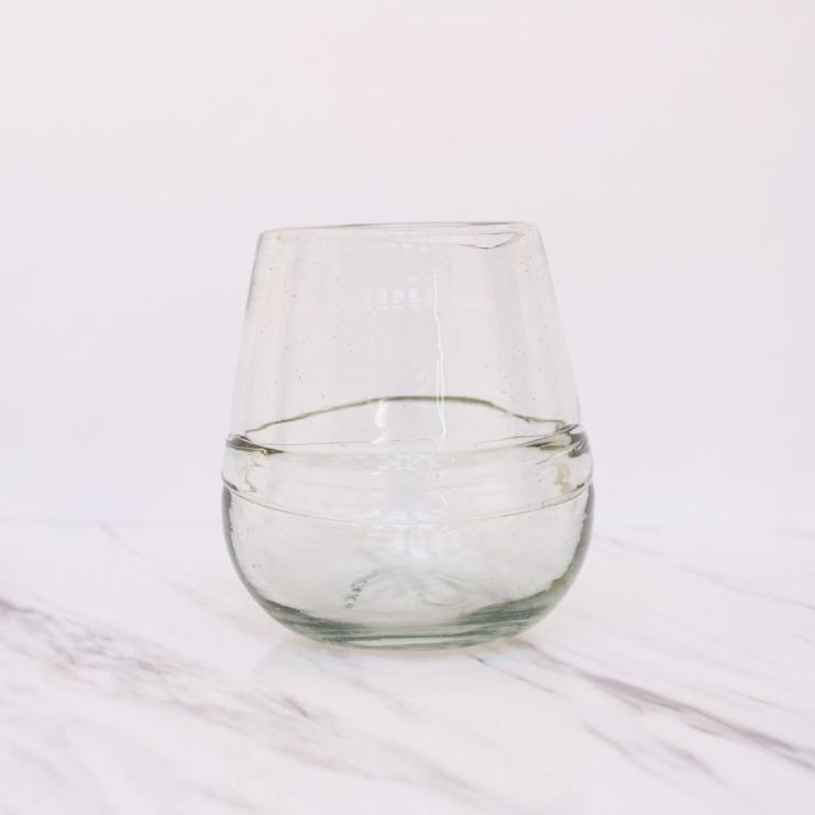 Set de 4 Vasos Wolis Banda Transparente – Maako