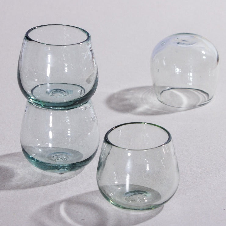 Set de 4 Vasos Short Wolis Transparente – Maako
